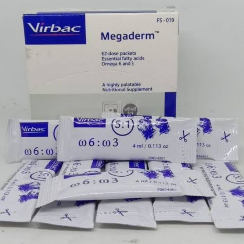 Megaderm 4ml 1 Sachets - Cat And Dog Fur Vitamins BB