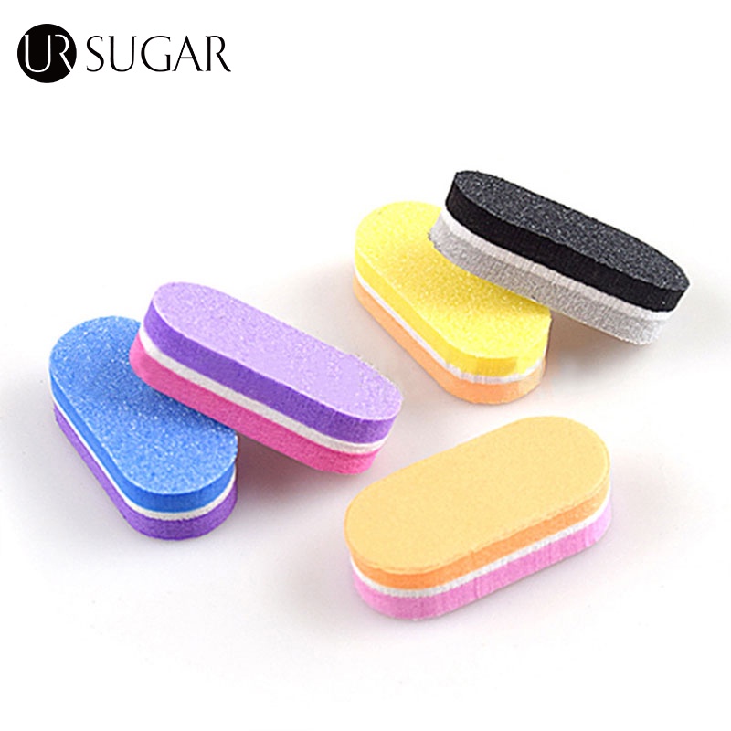 UR SUGAR Nail Sponge Files Mini 10Pcs Buffer Block Buffing Sanding ...