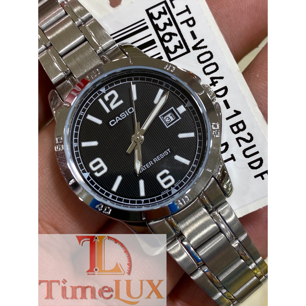 Casio LTP-V004D-1B2 Ladies Silver | Shopee Philippines