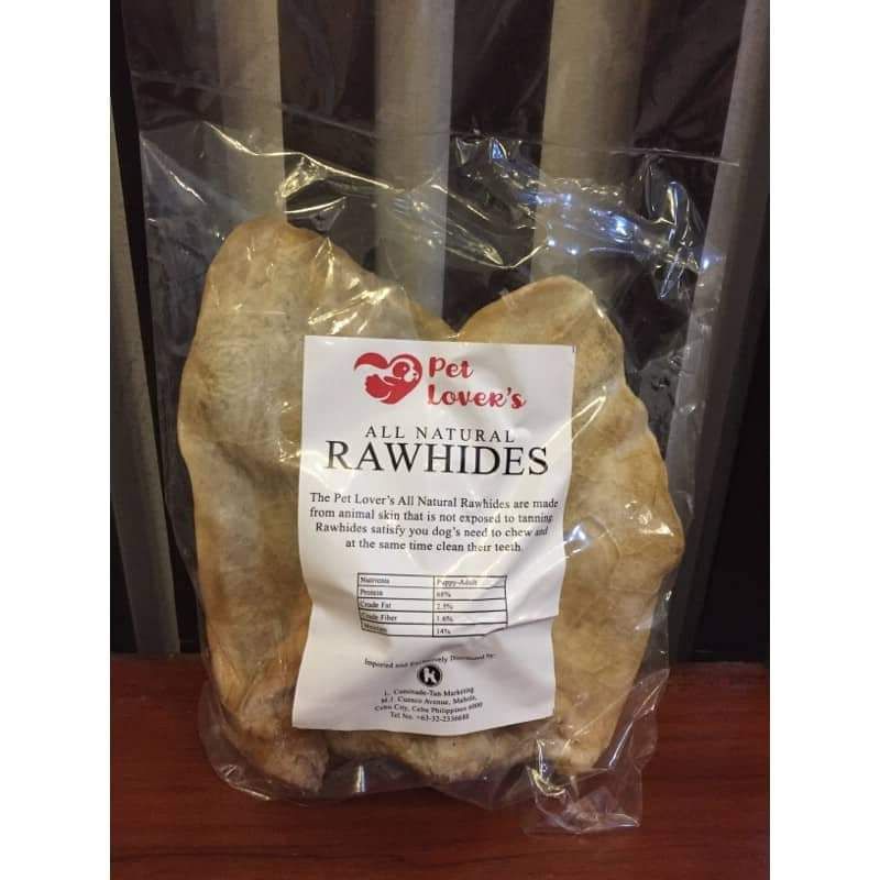 Rawhide Cattle Ear Beef Natural | Shopee Philippines