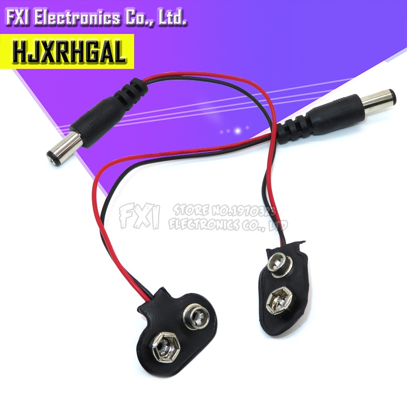 10pcs 90 Dc 9v Battery Button Power Plug For Arduino Mega 2560 1280 Uno