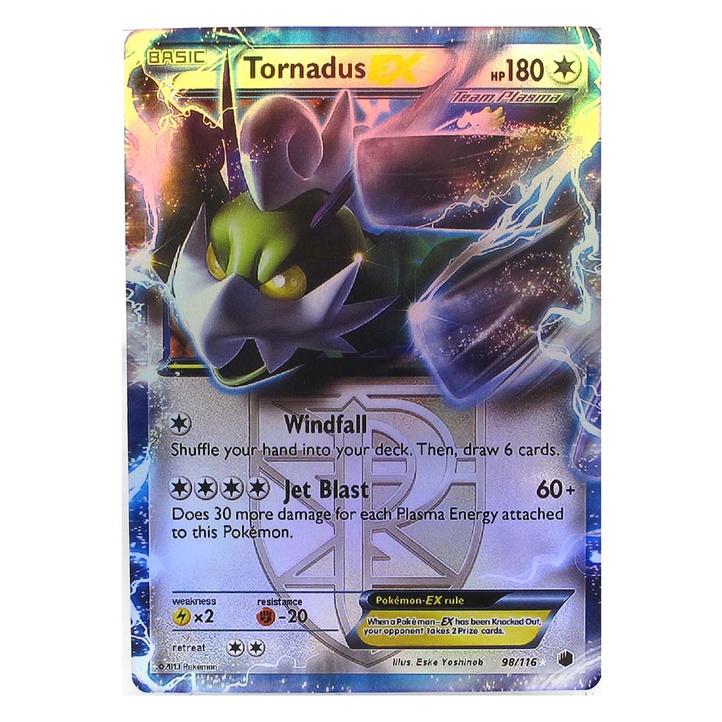 Tornadus EX 98/116 Pokemon Matt Card English | Shopee Philippines