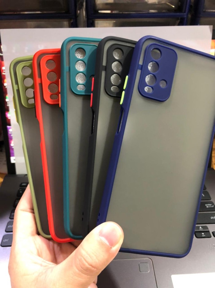 REDMI 9T CASE DOFF COLOR FOSTED DOFF BUMPER COLOR | Shopee Philippines