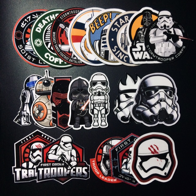 20PCS STAR WARS STICKERS WATERPROOF | Shopee Philippines