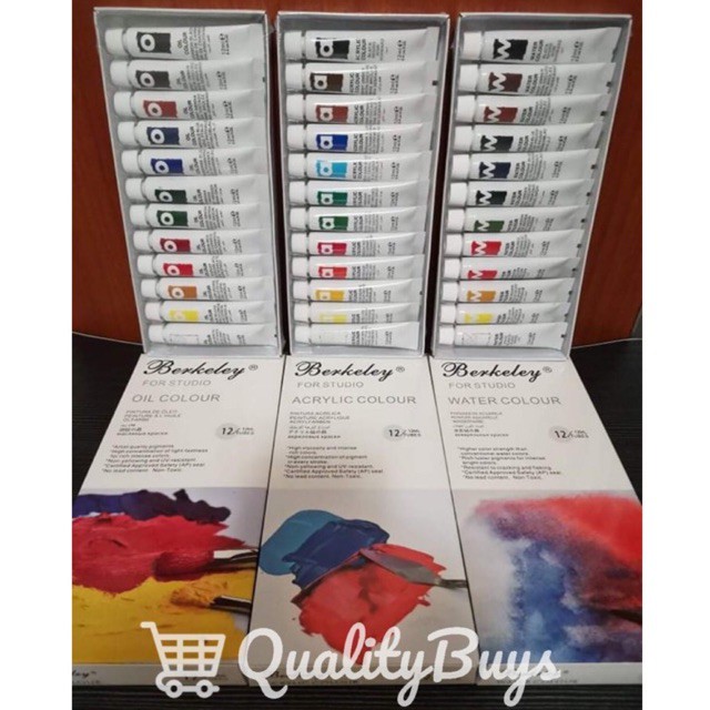 Berkeley Acrylic / Oil Colour / Tempera Gouache / Water Colour Paint ...