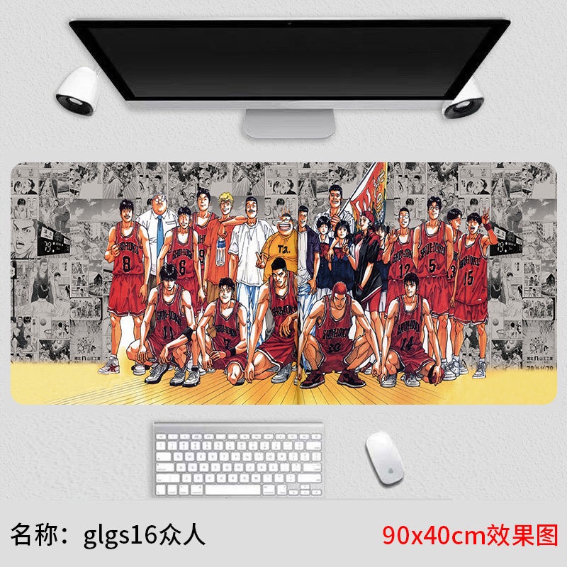 Slam Dunk Anime Mouse Pad Oversized Sakuragi Flower Road Rukawa Maple ...