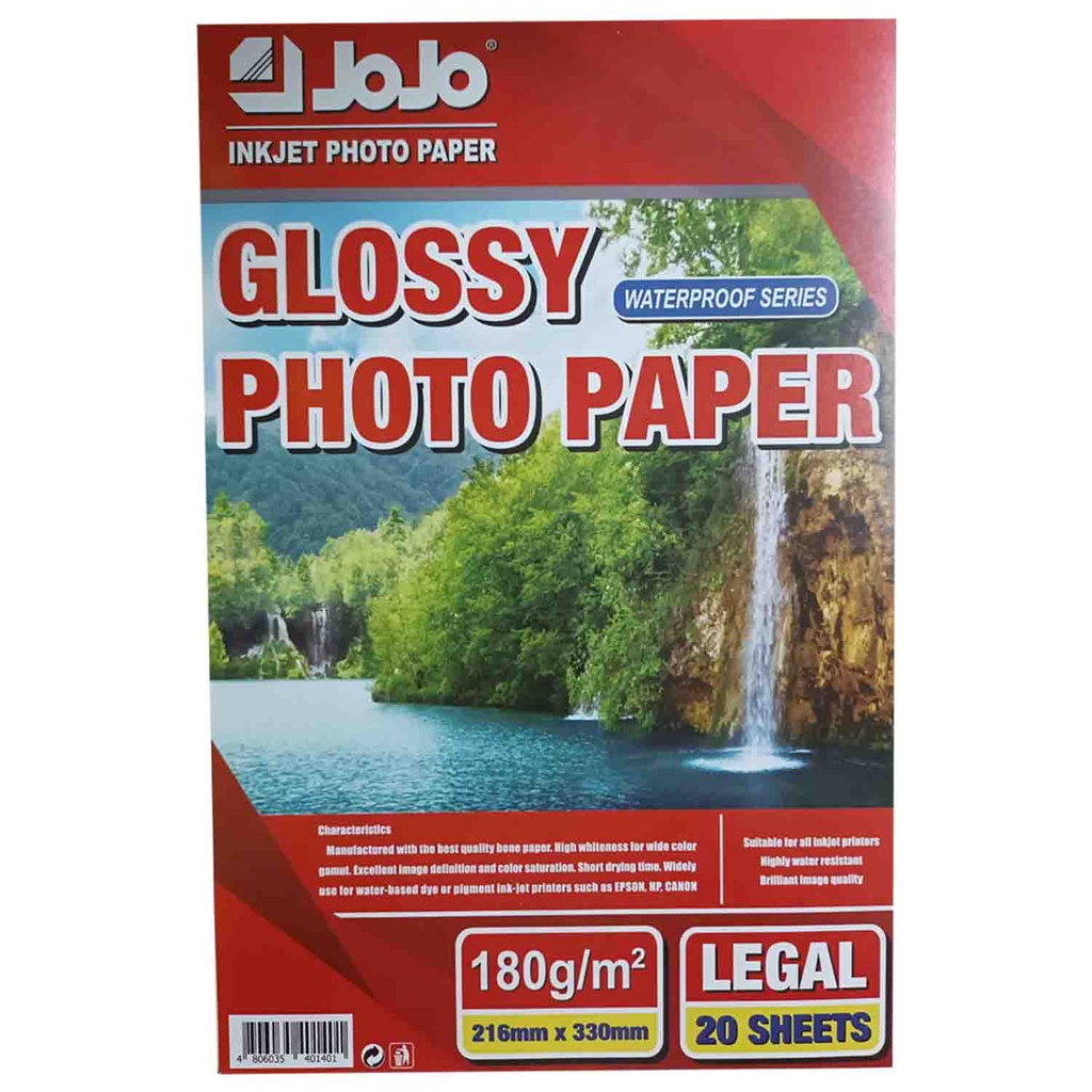 Jojo Photopaper Waterproof A4 and Legal Size 135g/m² , 180g/m² , 210g ...