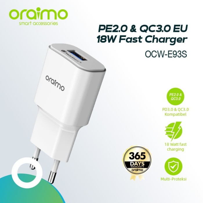 Oraimo Micro Fast OCW-E93S Charger | Shopee Philippines