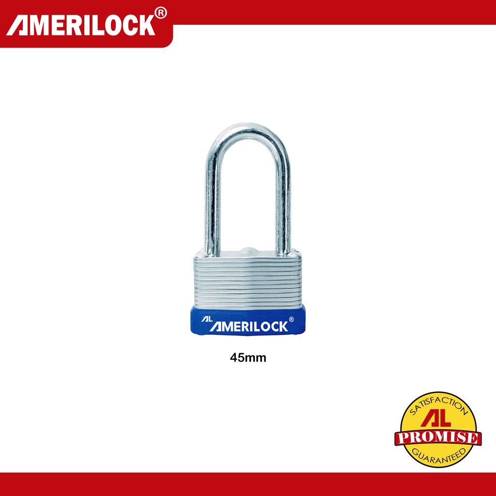 AMERILOCK Laminated Padlock for Gate (30mm, 40mm, 45mm, 50mm) Long ...