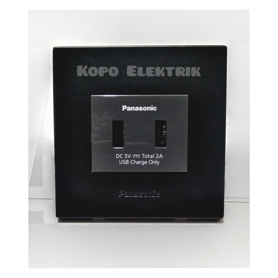 Panasonic USB Socket / USB Charger Style Black | Shopee Philippines