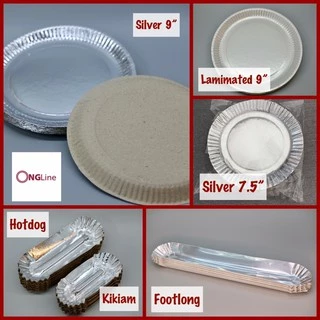 paper plate 50pcs - Best Prices and Online Promos - Jul 2025 | Shopee ...