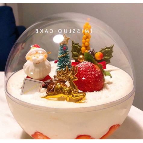 10/12/14/16cm Transparent Round Ball Mousse cake / Container 圆型 球型 透明 ...