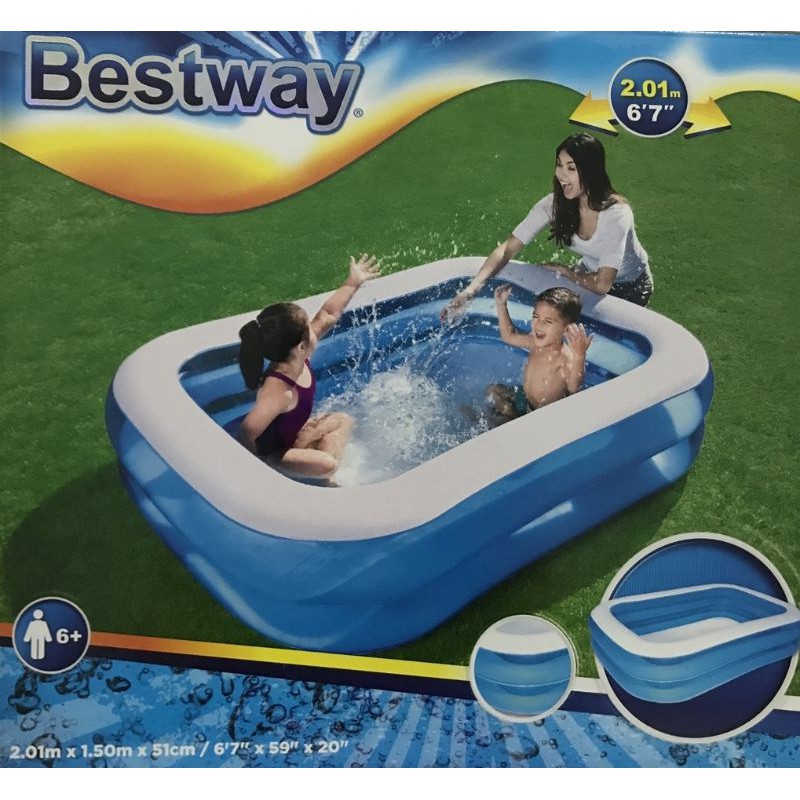 Bestwaylnflatable padding family kids swimming pool | Shopee Philippines