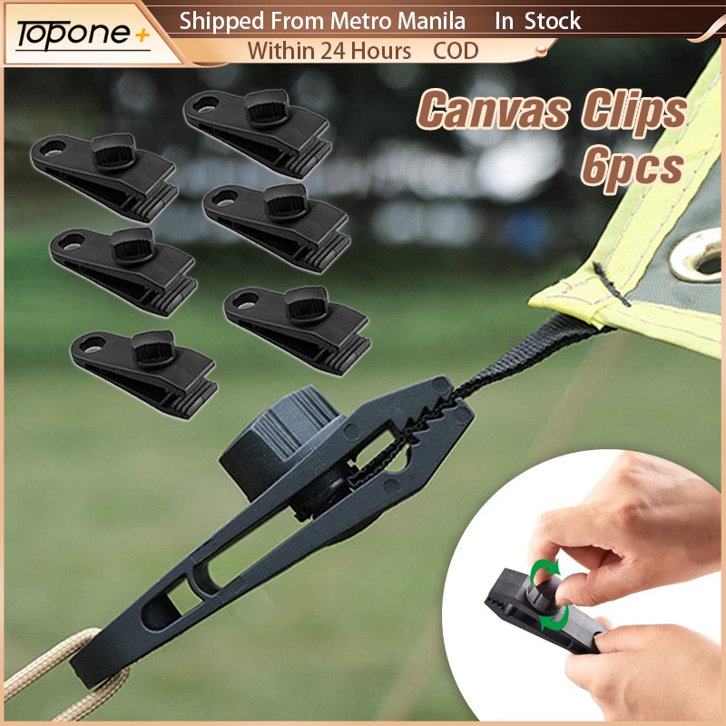 Canvas Tarp Clips Awning Canopy Clamp Tent Fasteners Clips Snap ...