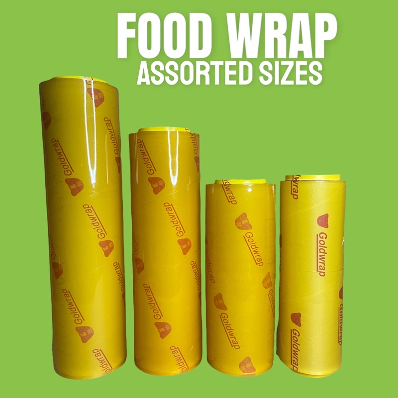 Food Wrap( Gold Wrap / unbrand) (Assorted sizes)sold per Roll | Shopee ...