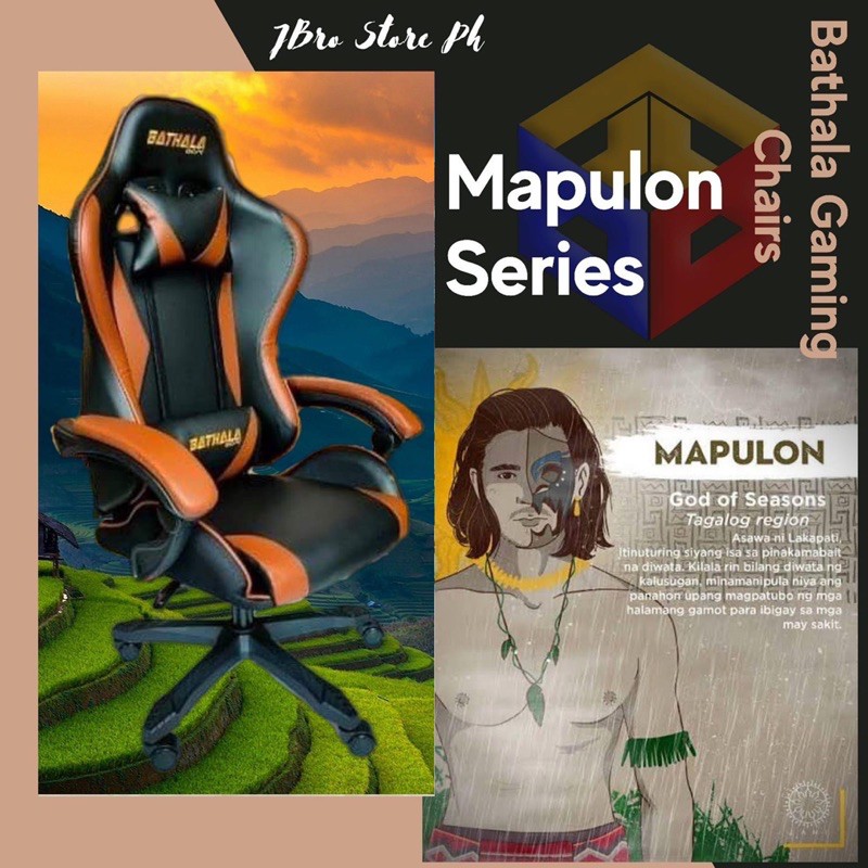 Gaming Chair (Bathala) - Mapulon v2 Series | Shopee Philippines