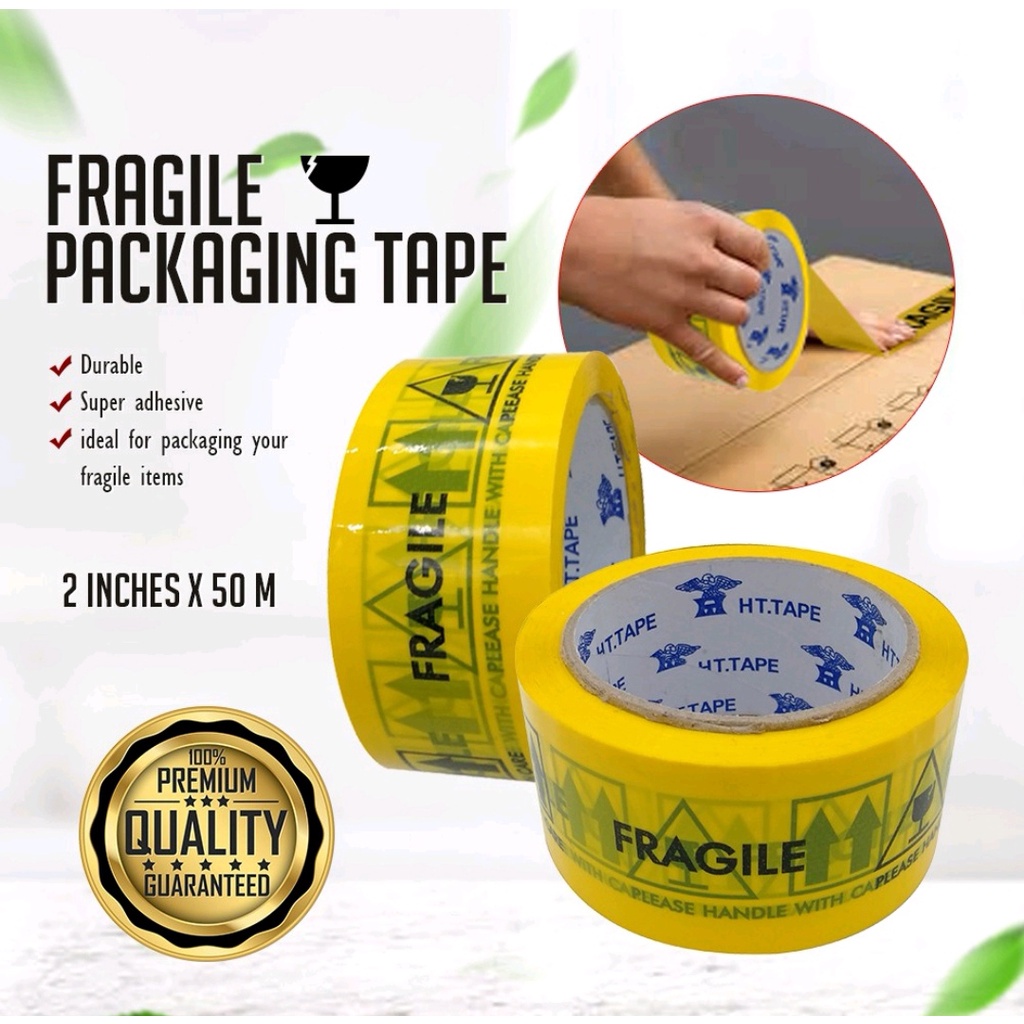 (6PCS)Fragile Packaging Tape Strong Adhesive for Packing Application ...