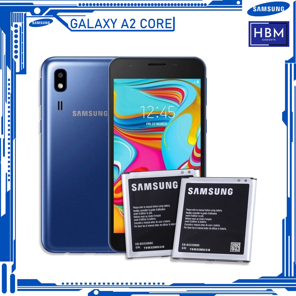 Original Samsung Galaxy A2 Core Battery Model:EB-BG530BBE (2600mAh ...