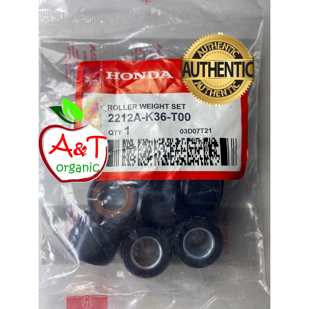 k36 Honda Roller Weights flyball CLICK 125 / CLICK 150 FLYBALL Roller ...