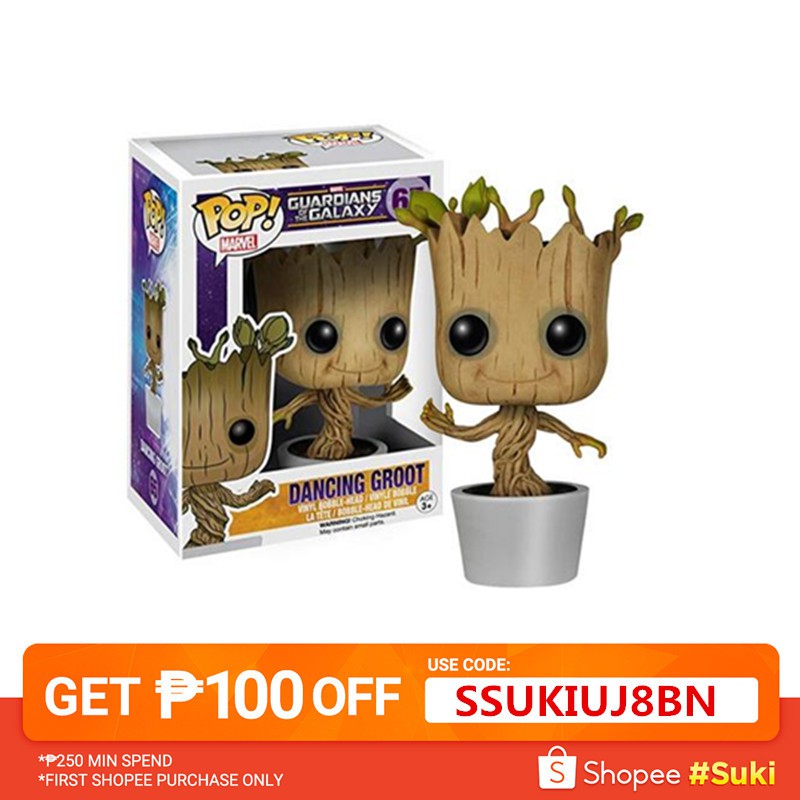 Funko POP! Marvel: Dancing Groot Bobble Action Figure | Shopee Philippines