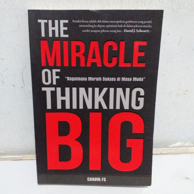 CAHAYA The Miracle of Thinking Big - Light FS | Shopee Philippines