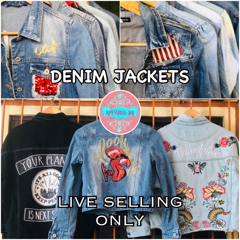 DENIM Jackets • RARE • VIP | Shopee Philippines
