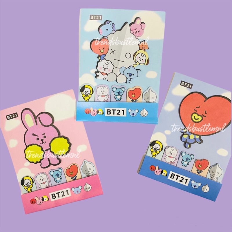 TBM BTS BT21 Sticky Notes | Shopee Philippines
