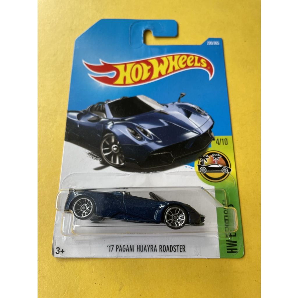 Hotwheels HOT WHEELS 17 PAGANI HUAYRA ROADSTER BLUE HW EXOTICS DIECAST MINIATURE CAR SPORT CARS ...