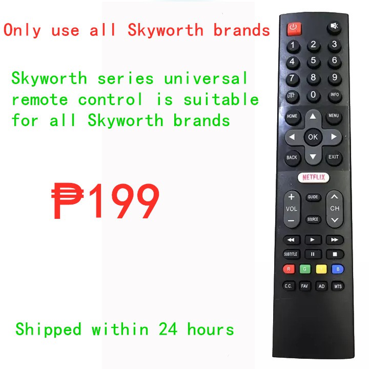 Universal all Skyworth 539C-266720-W010 Smart Remote Control which is ...