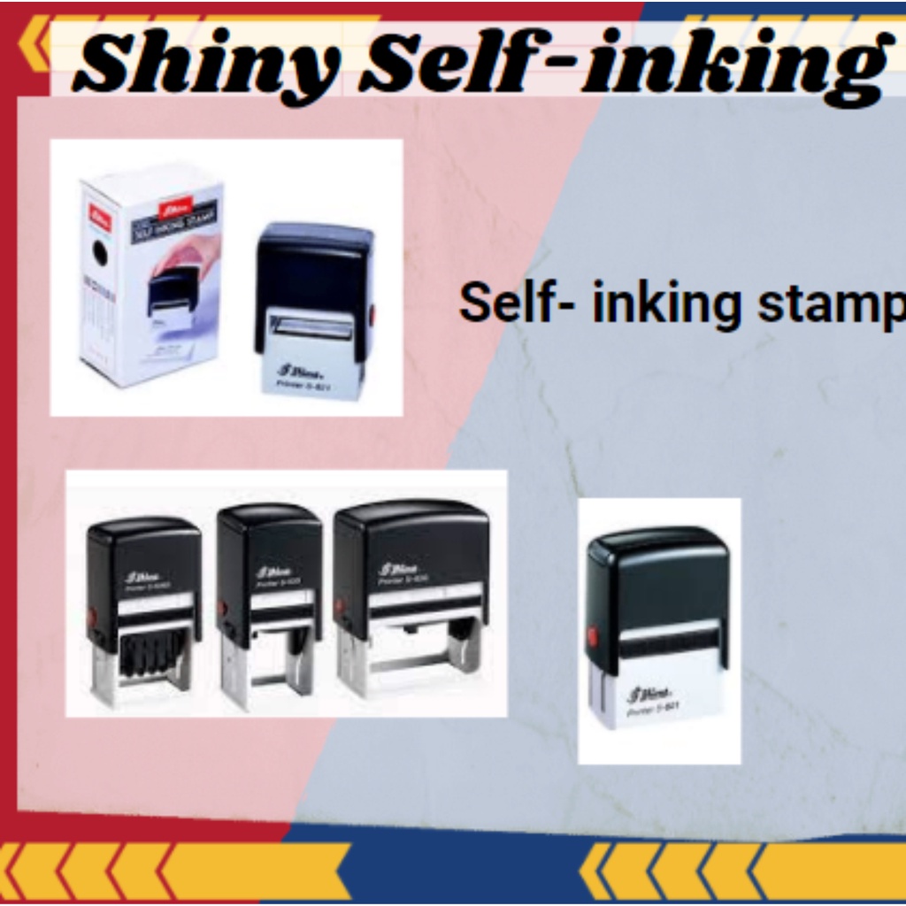 Stamp Shiny Self-inking Stamp Customized Trodat like Self inking Stamp ...