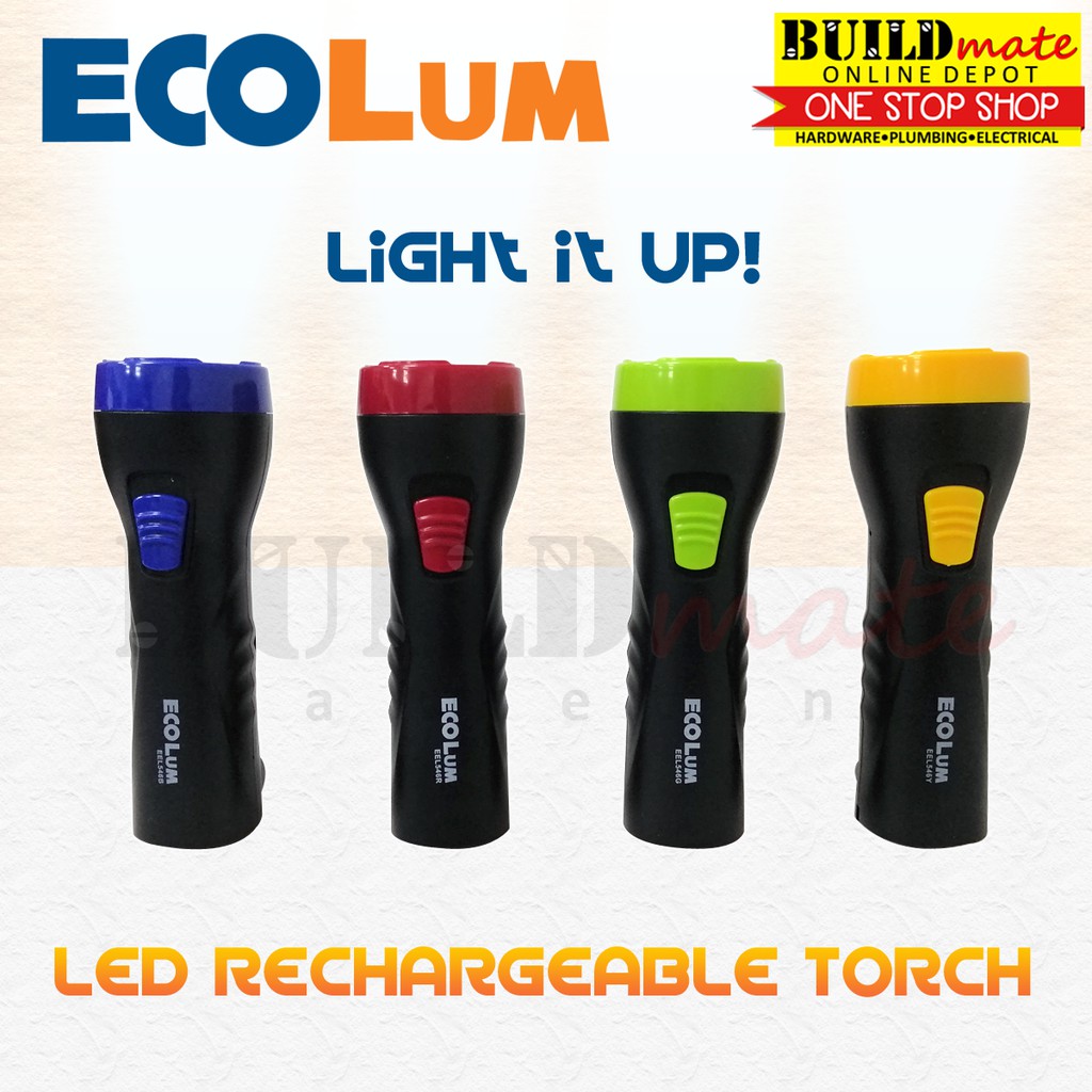 Buildmate x ECOLUM by Firefly Handy LED Rechargeable Emergency Torch ...