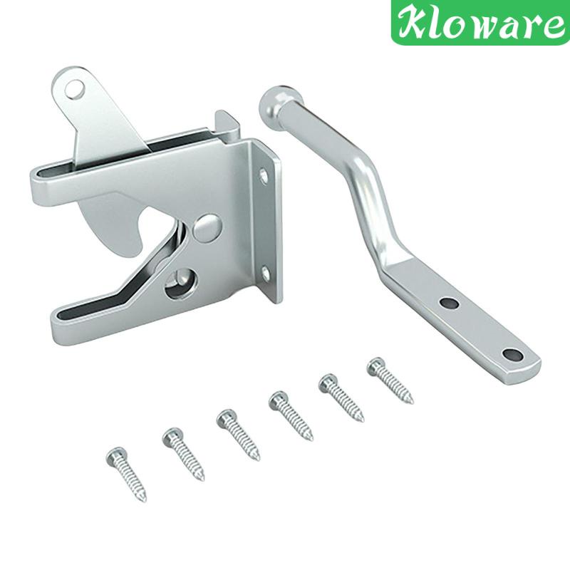 Steel Fence Lock Self Locking Gate Latch for Backyard Courtyard Garden ...