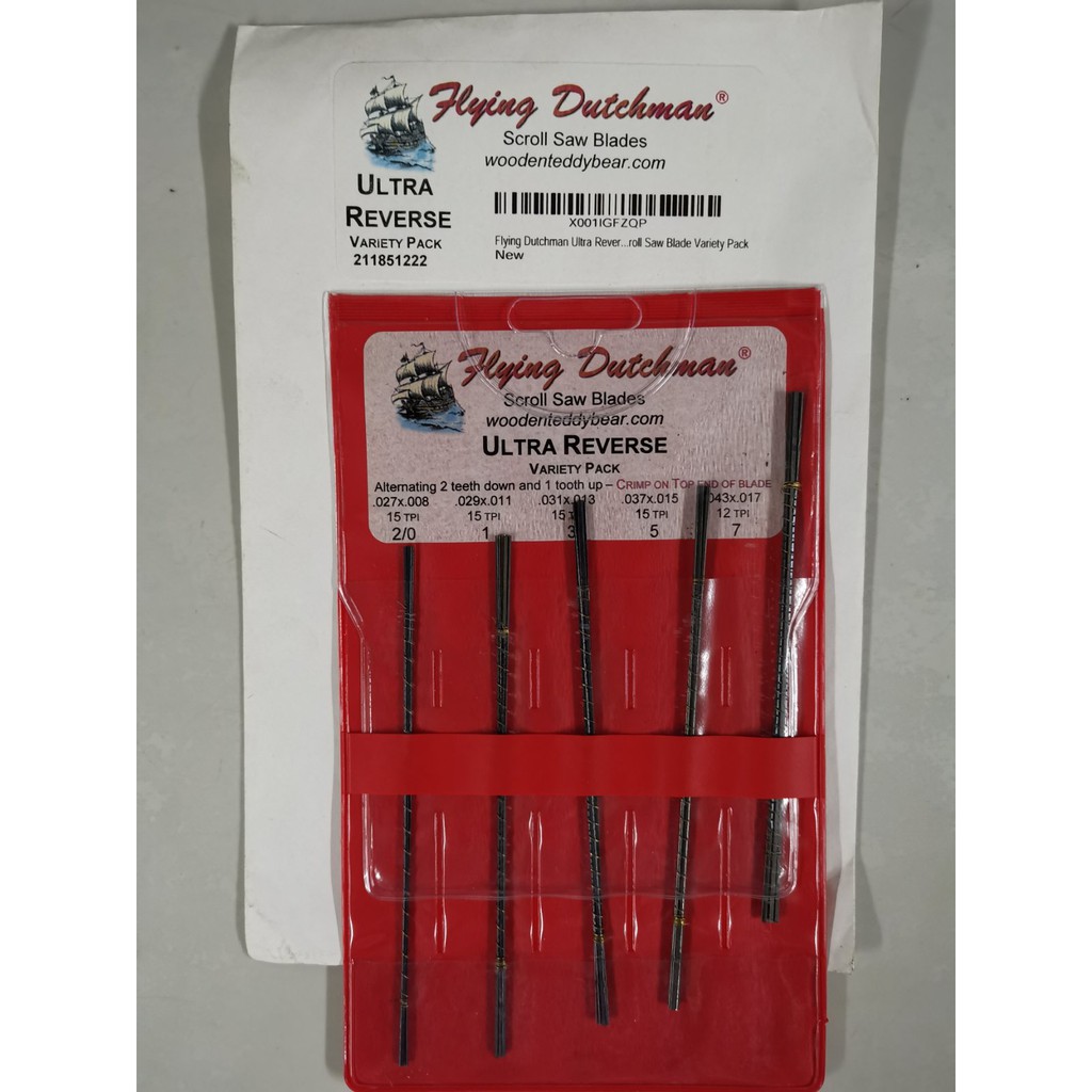 FLYING DUTCHMAN Scroll Saw Blade Pinless (Sold by Pack) | Shopee ...