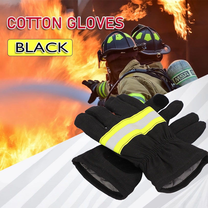 Firefighting Gloves Anti-fire Cut Waterproof Reflective for Fire ...