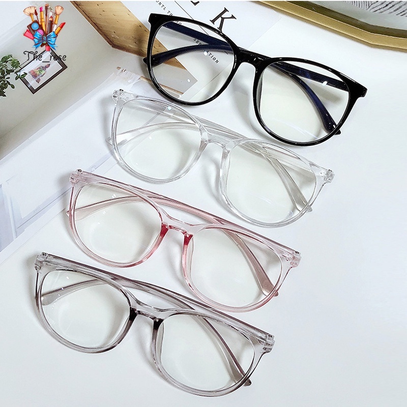 Anti-radiation Glasses for Women Student Glasses Anti-blue Light Oval ...