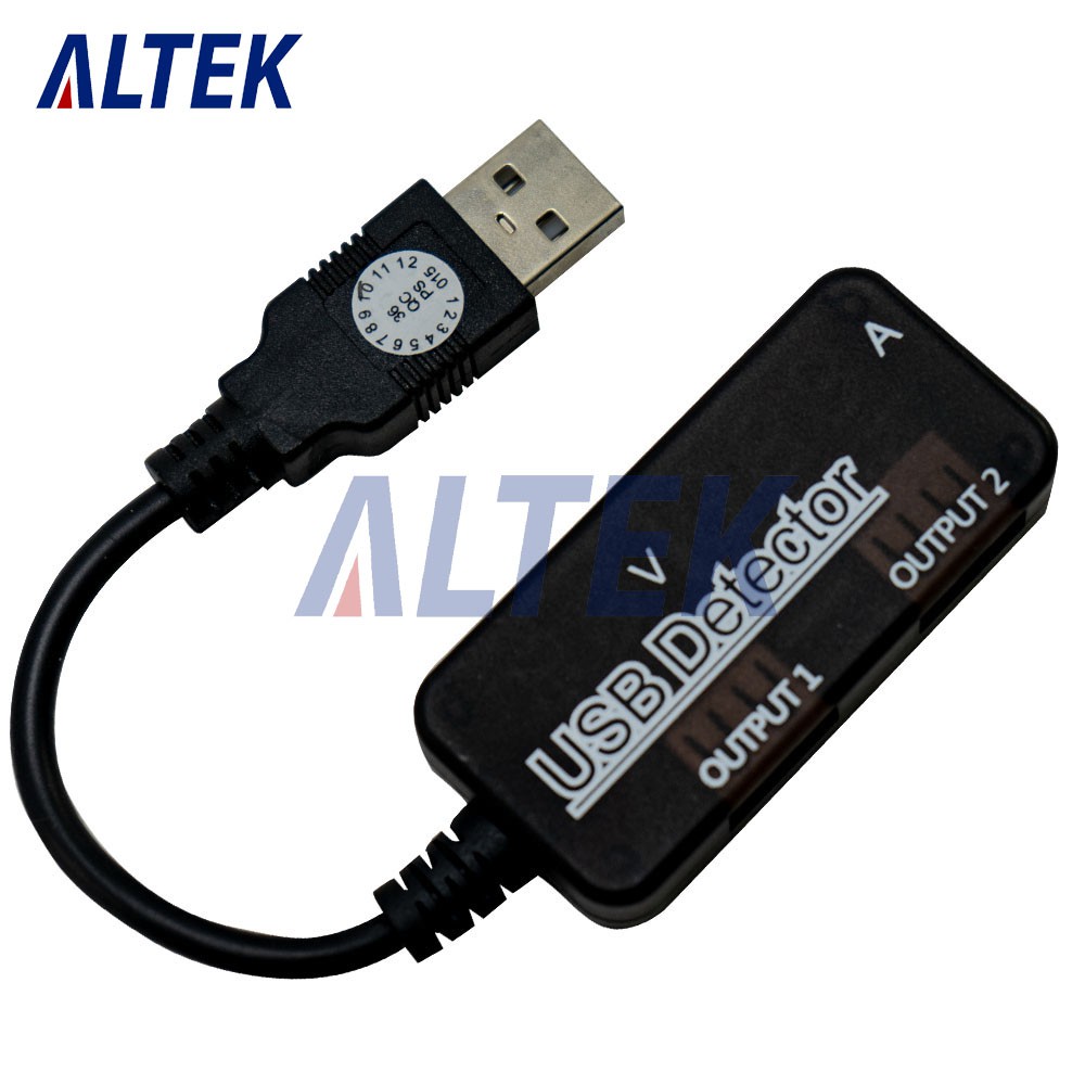 Usb DETECTOR VOLTMETER AMMETER POWER TESTER 2 Output New Good | Shopee ...