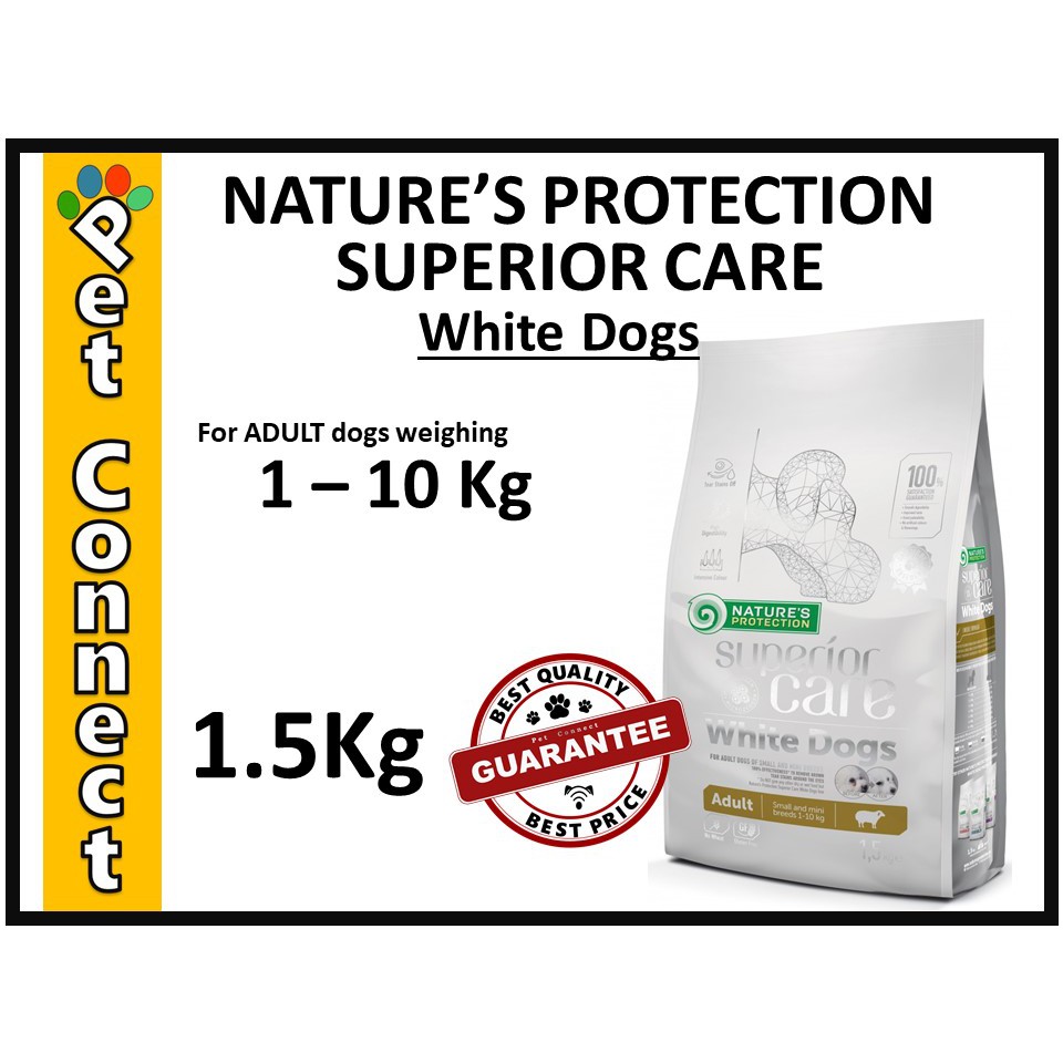 Nature's Protection Superior Care White Dog LAMB Adult Small & Mini ...