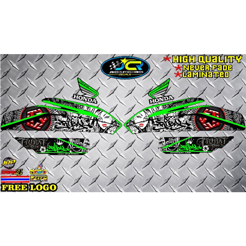 TMX 155/Rusi/Skygo/Euro/Motoposh/Pinoy(Tribal Design Stock Decals ...