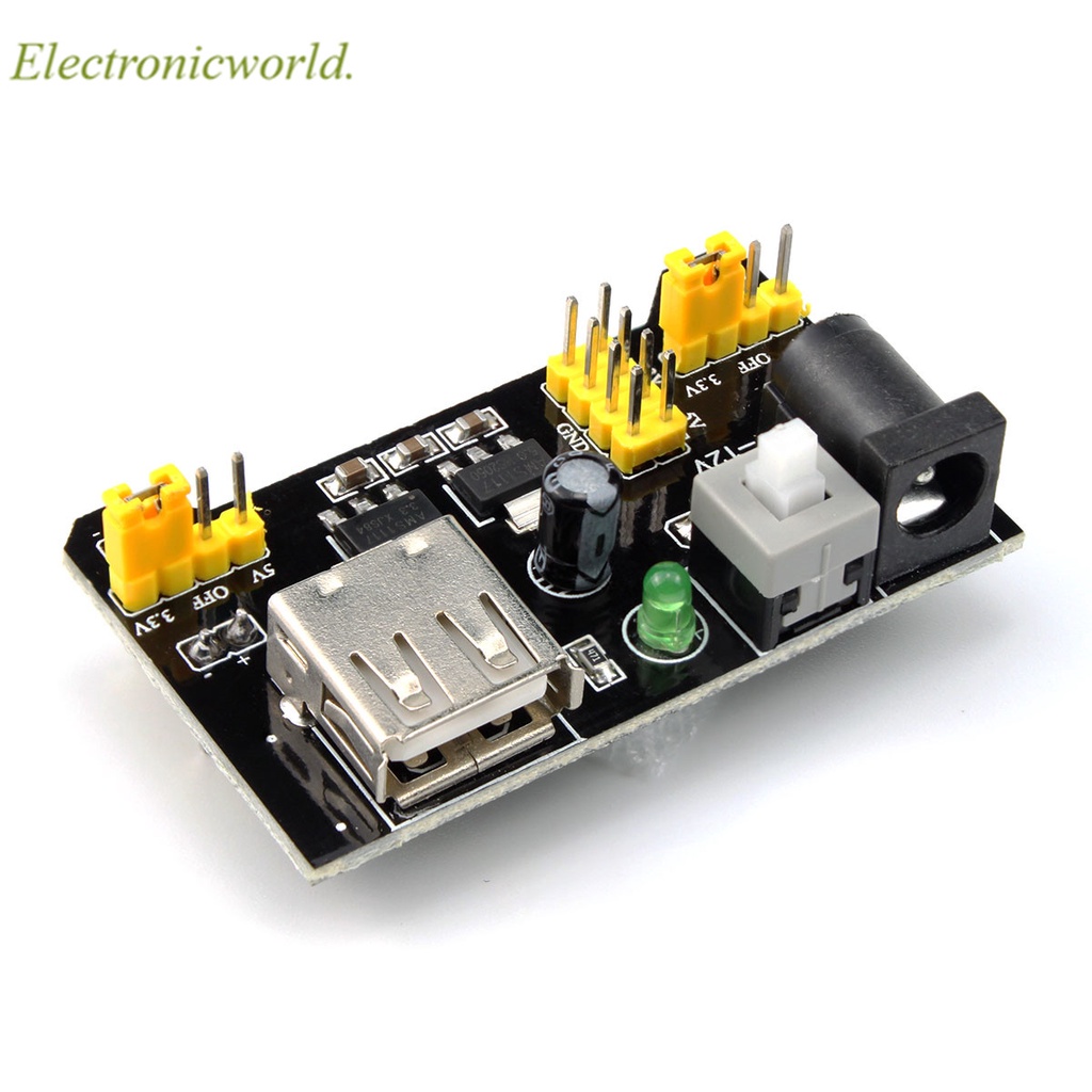 MB102 Breadboard Power Supply Module 3.3V 5V MB-102 Solderless Bread ...