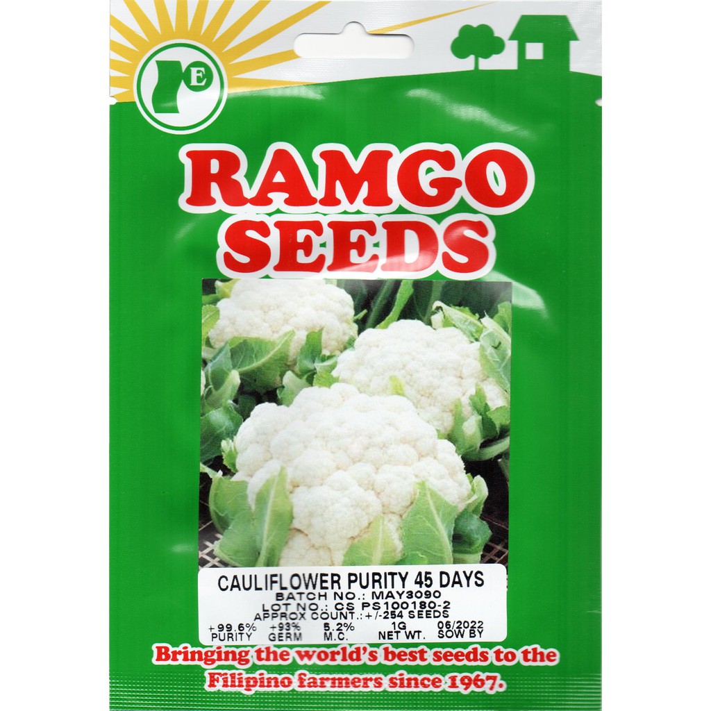Ramgo RPD Seeds CAULIFLOWER PURITY 1g (ORIGINAL PACKAGING) GDSFPH_S4 ...