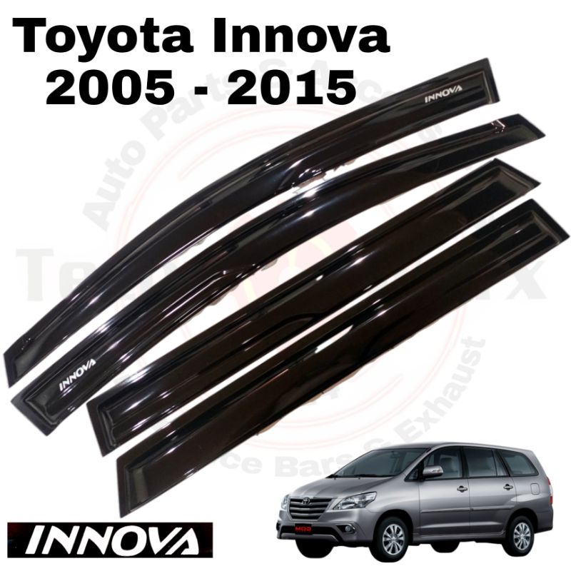 Toyota INNOVA 2005 - 2015 Model Visor Window Thailand Quality rain ...