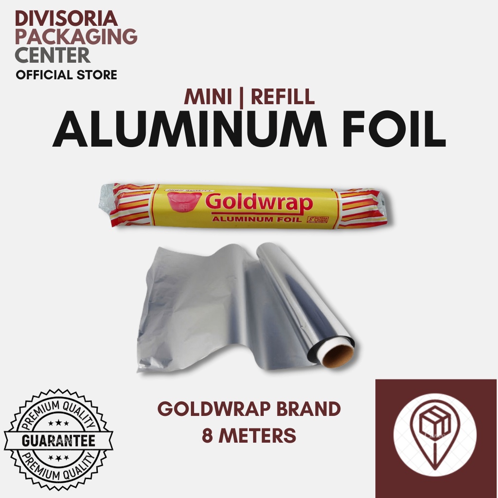 Aluminum Foil (Refill/Mini) 8 meters length x 300mm width [Goldwrap ...