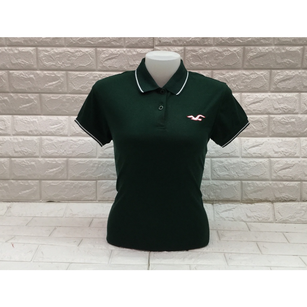 new cod #A95 Women's Hollister PoloShirt | Shopee Philippines