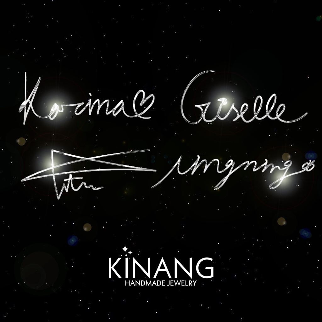 Kinang: "aespa Signature" Necklace (Karina, Giselle, Winter, Ningning ...
