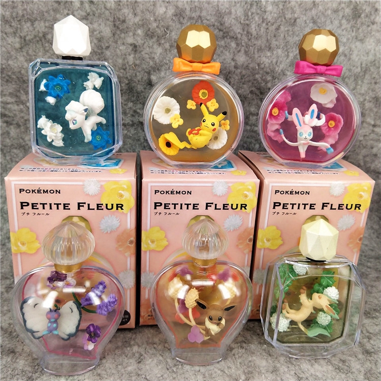 6Pcs/Set Perfume Bottle Scenes Vol.01 Pikachu Charizard Squirrel ...