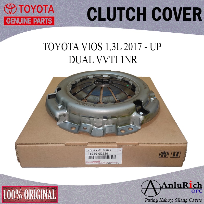 GENUINE TOYOTA CLUTCH COVER TOYOTA VIOS 1.3L 2017-UP DUAL VVTI 1NR ...