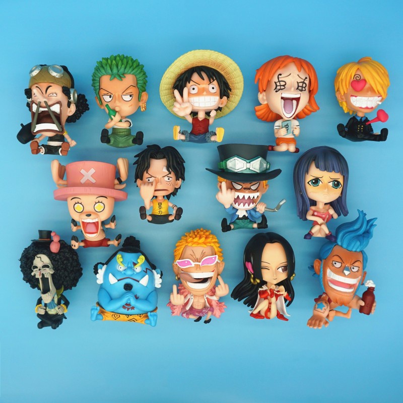Fridge Magnets 14 Characters One Piece Straw Hat Pirates Ace/Sabo ...