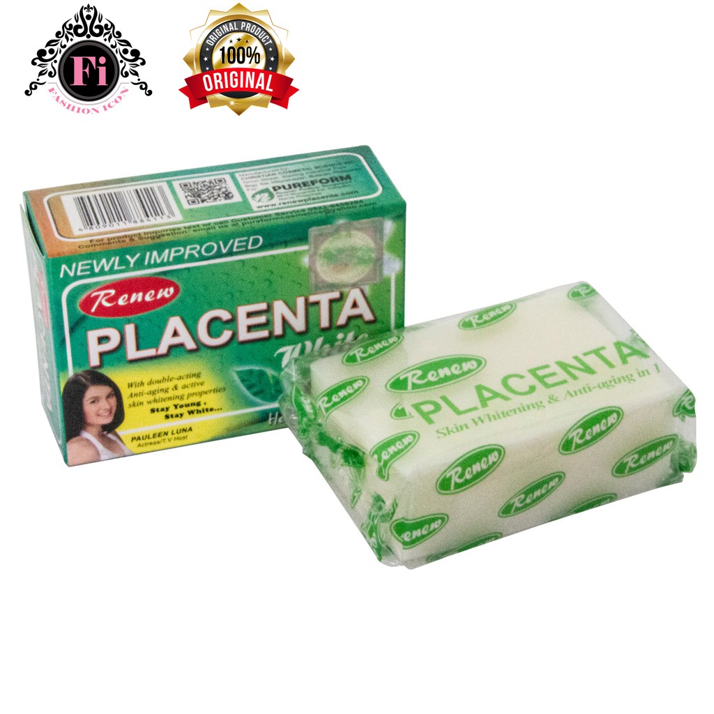 Renew Placenta Soap with Goat's Milk 90 grams | Shopee Philippines