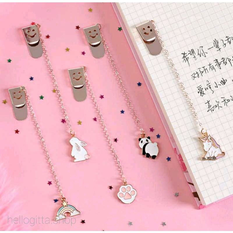 Character CHAIN BOOKMARK/CHAIN BOOKMARK + CHARACTER SHAPE (RANDOM ...