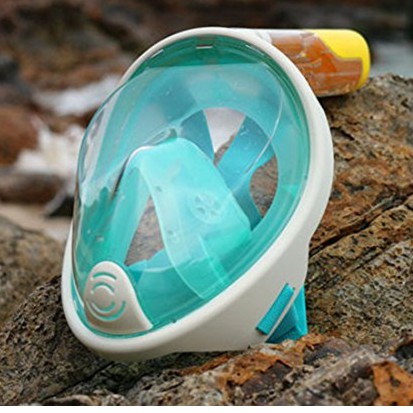 Easy Breath Full Face Snorkeling Mask - Large/Xlarge (Green) | Shopee ...
